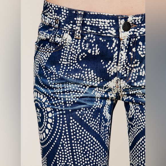 Free People | Jeans | Free People Bali Discharge Geometric Printed ...